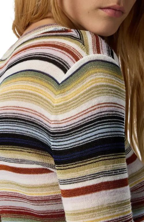 Missoni Striped Crewneck Sweater - Yellow & Brown