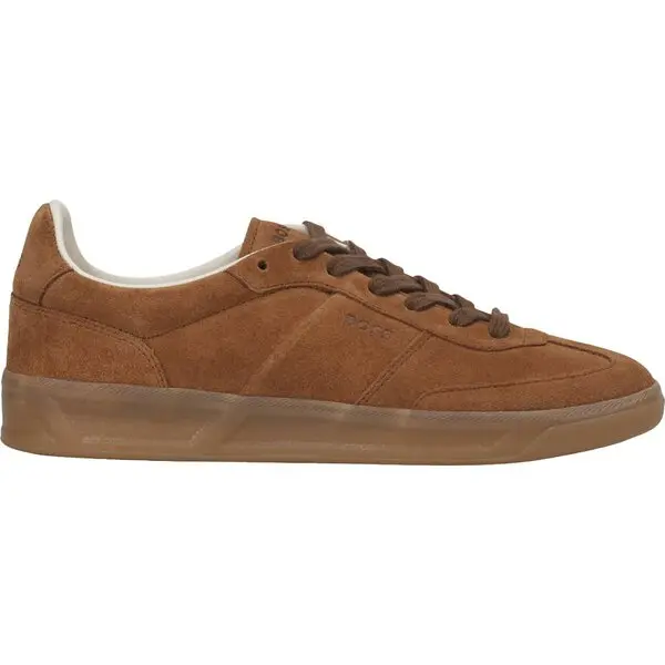 BOSS Brenta Leather Low-top Sneakers - Rust/copper
