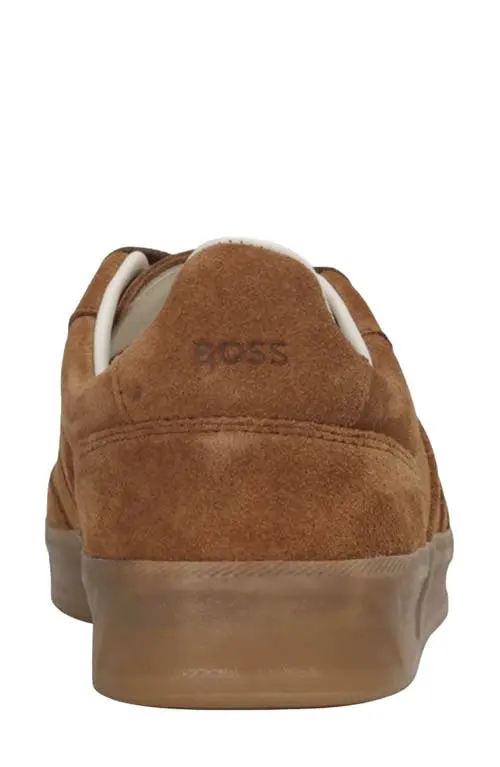 BOSS Brenta Leather Low-top Sneakers - Rust/copper