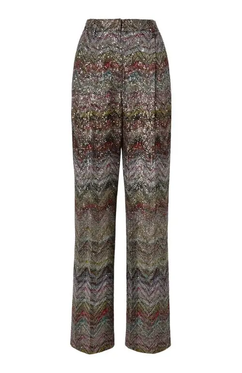 Missoni Wide-leg Pants With Zigzag Pattern