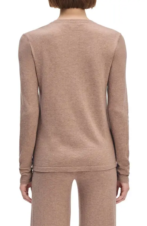 FAVORITE DAUGHTER Lounge Merino Wool & Cashmere Blend Henley