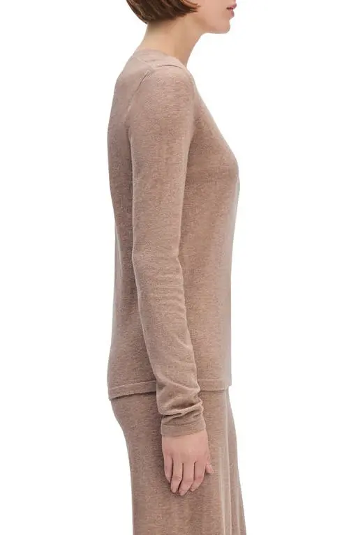 FAVORITE DAUGHTER Lounge Merino Wool & Cashmere Blend Henley