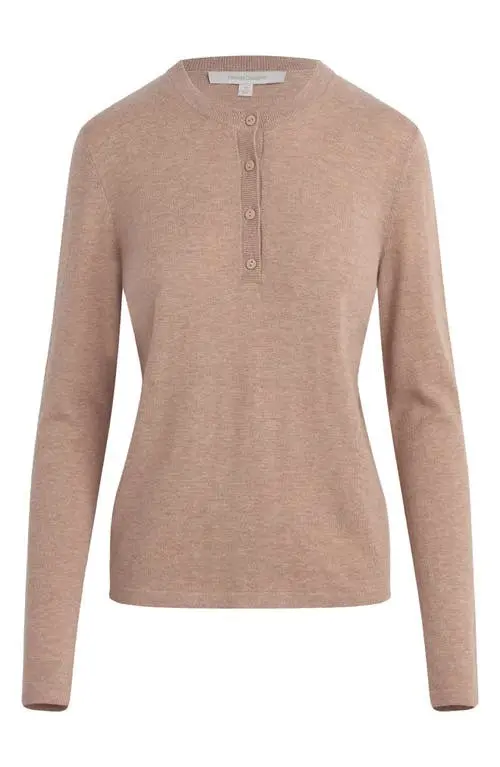 FAVORITE DAUGHTER Lounge Merino Wool & Cashmere Blend Henley