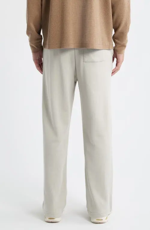 Bp. Silk Terry Wide-leg Pants - Grey Owl