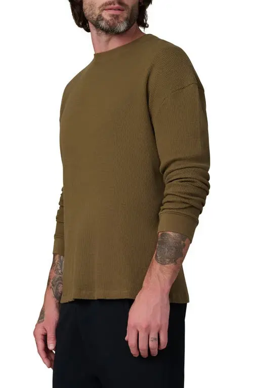 Joe's Jeans Waffle Monogram Long Sleeve T-shirt - Beech