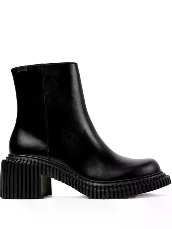 Camper 70mm Pix London Ridged-sole Boots - Black