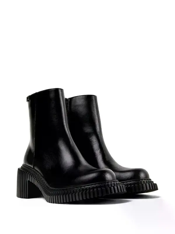 Camper 70mm Pix London Ridged-sole Boots - Black