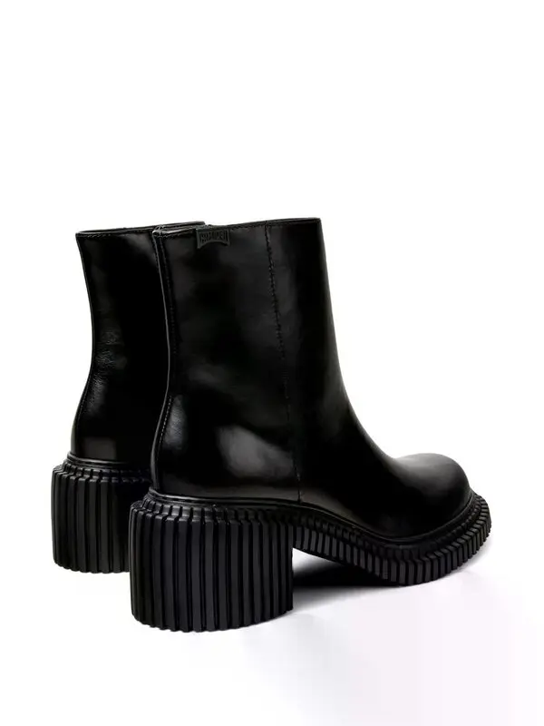Camper 70mm Pix London Ridged-sole Boots - Black