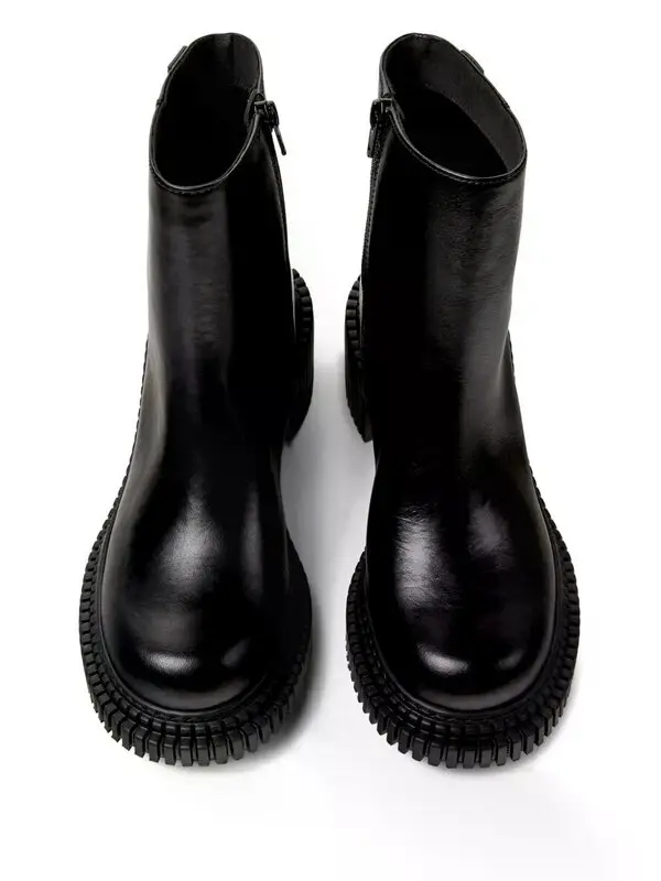 Camper 70mm Pix London Ridged-sole Boots - Black