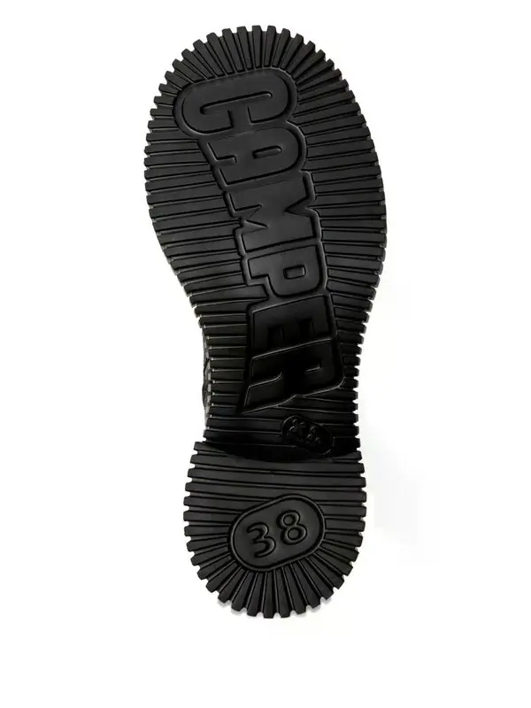 Camper 70mm Pix London Ridged-sole Boots - Black