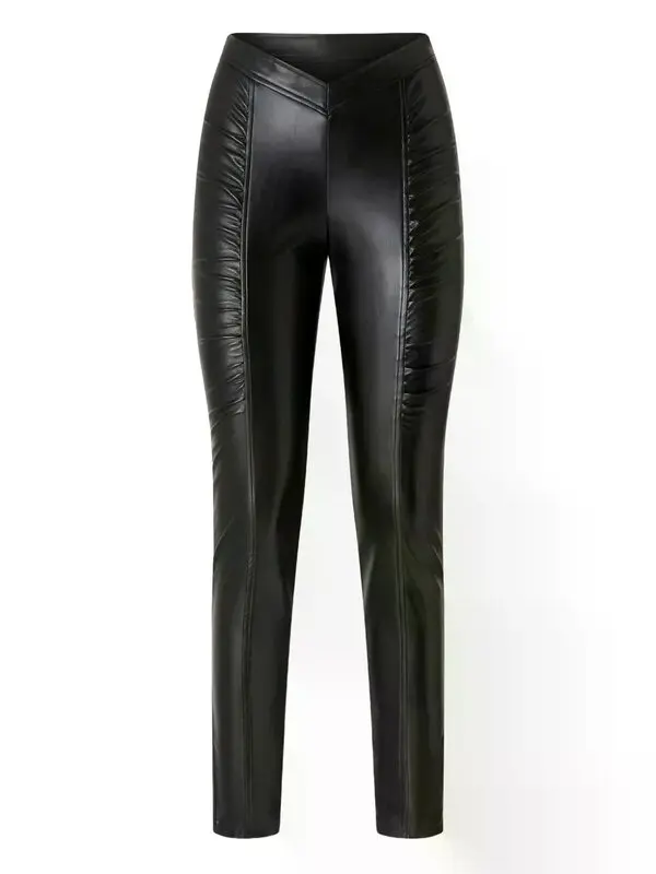Pinko V-waist Trousers - Black