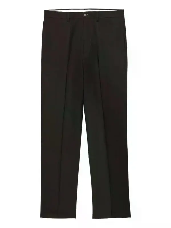 Prada Button-fastening Wool Trousers
