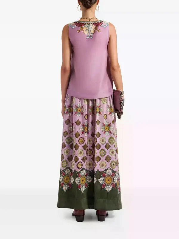 La DoubleJ Floral-print Maxi Skirt