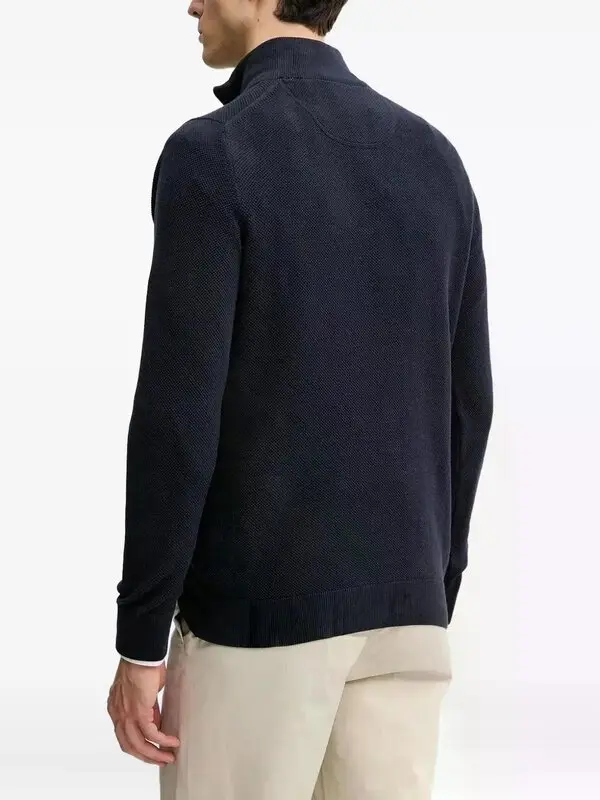 Gant Half-zip Textured Sweater