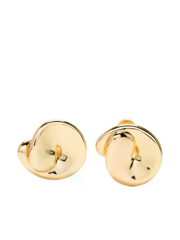Jenny Bird Rio Button Stud Earrings - Gold