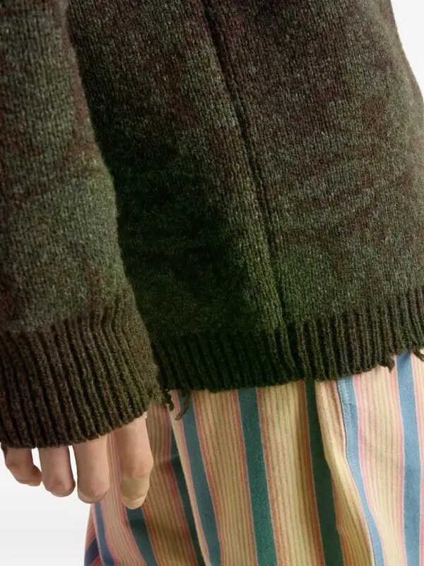Prada Wide-neck Wool Sweater