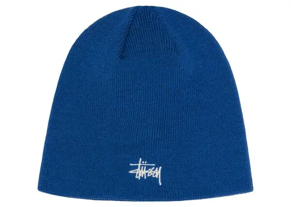 StÜssy Basic Skull Cap - Cobalt Blue