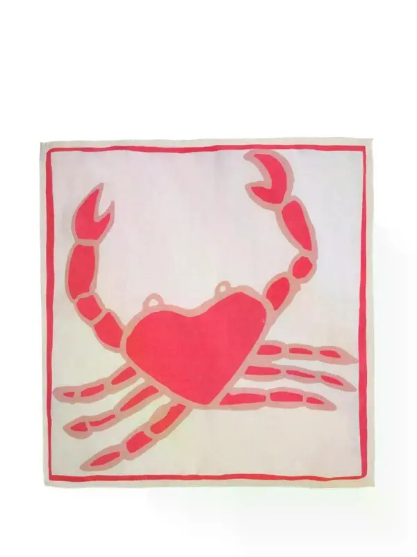 AMUSE LA BOUCHE Crab Linen Napkins