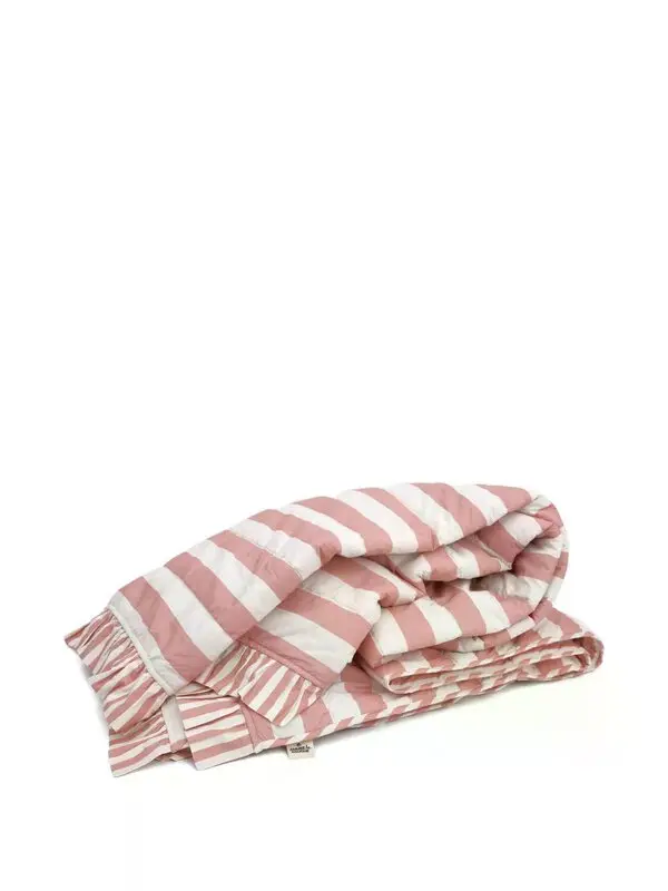 AMUSE LA BOUCHE Striped Ruffled Quilt