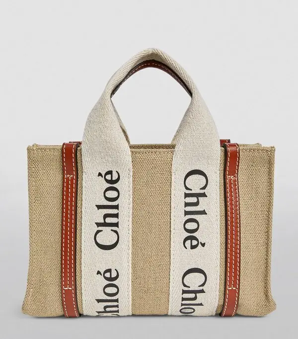 Chloé Mini Woody Tote - Brown