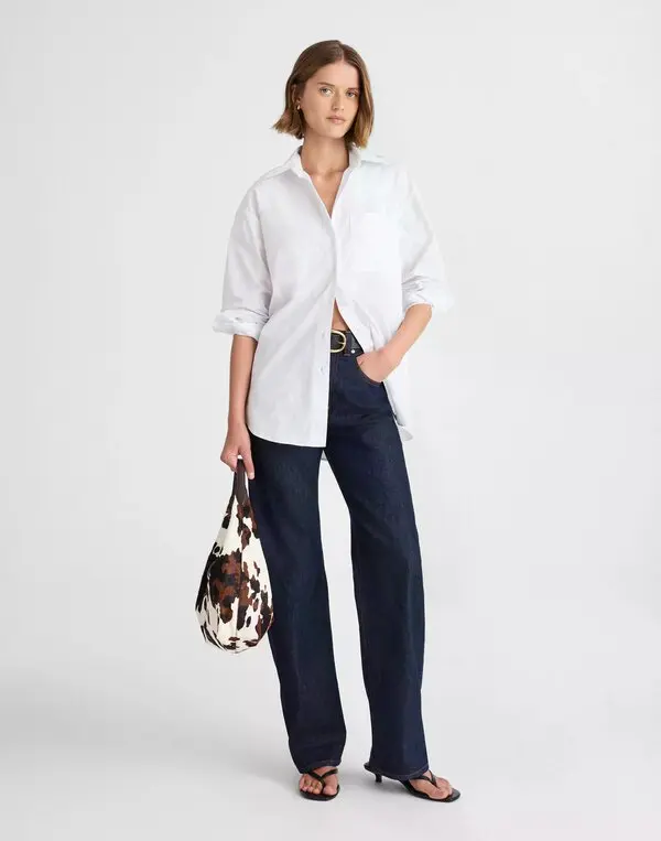 Madewell Oversized Oxford Cotton Button-up Shirt