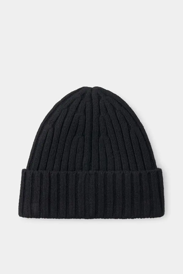 Bogner Conrad Ribbed Knit Beanie - Black