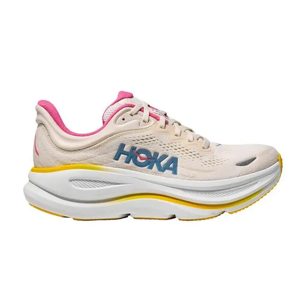 Hoka Bondi 9 Athletic Sneakers - Cream