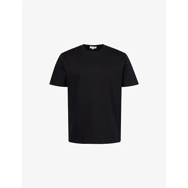 ARNE Mercerised Interlock Cotton-jersey T-shirt Xxl - Black