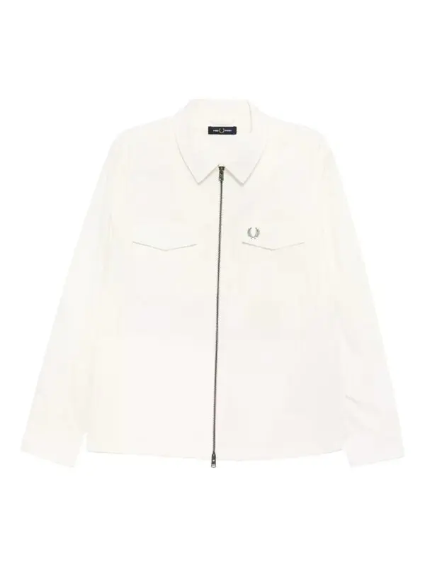 Fred Perry Zip-up Jacket - Neutrals