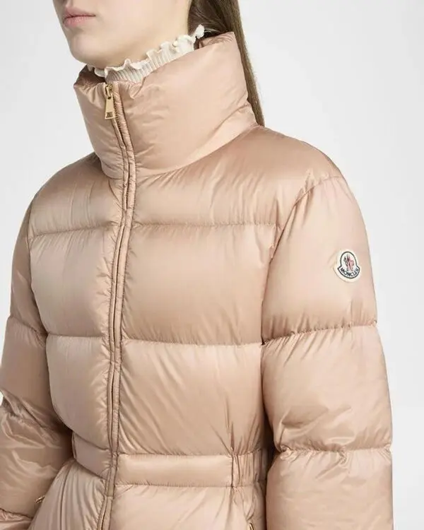Moncler Brossette Down Puffer Jacket - Pink