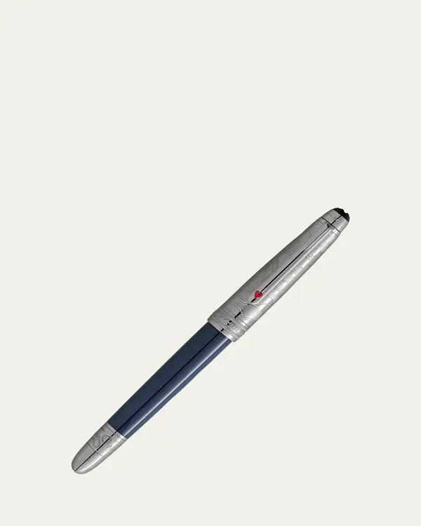 Montblanc Meisterstuck Around The World In 80 Days Collection Doue Rollerball Pen - Blue