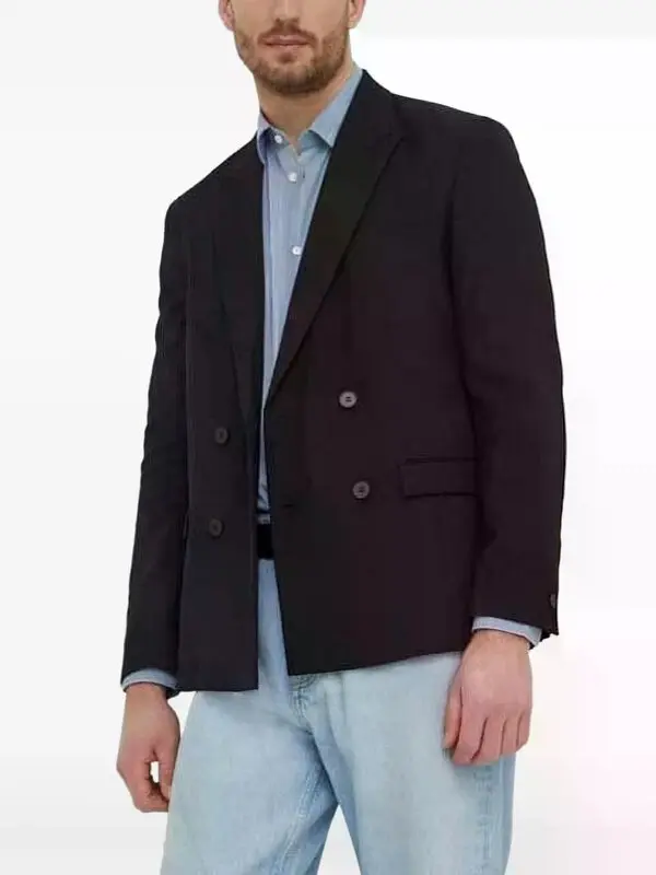 Sisley Double-breasted Four-button Blazer