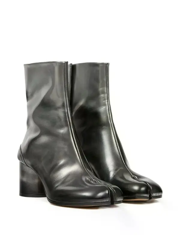 MAISON MARGIELA Tabi Sleek Metallic Ankle Boots