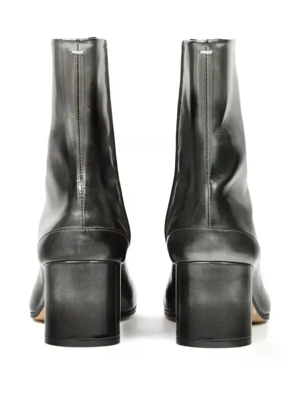 MAISON MARGIELA Tabi Sleek Metallic Ankle Boots