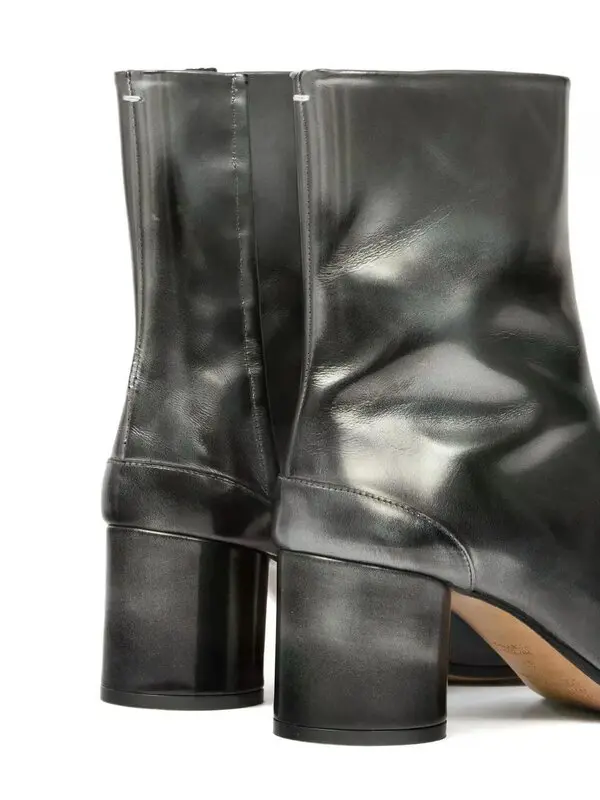 MAISON MARGIELA Tabi Sleek Metallic Ankle Boots