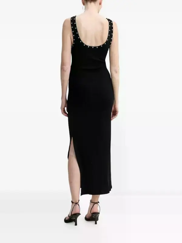 GESTUZ Eyelet-embellished Midi Dress
