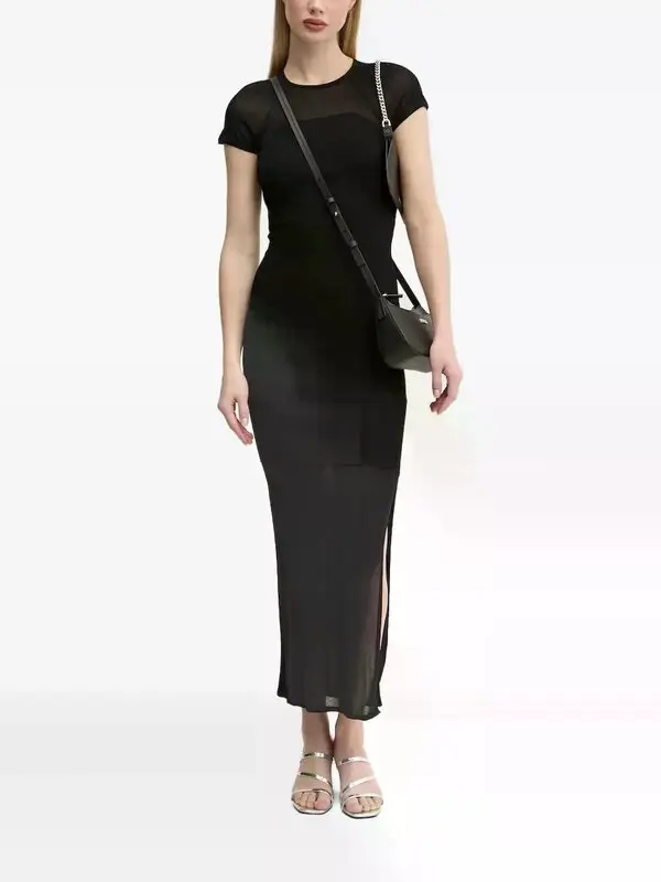 Hugo Ribbed Midi Dress