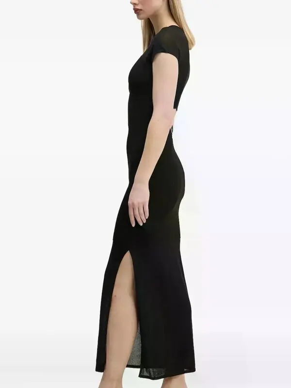 Hugo Ribbed Midi Dress