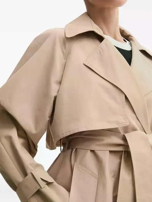 Liu Jo Belted Cotton-blend Trench Coat