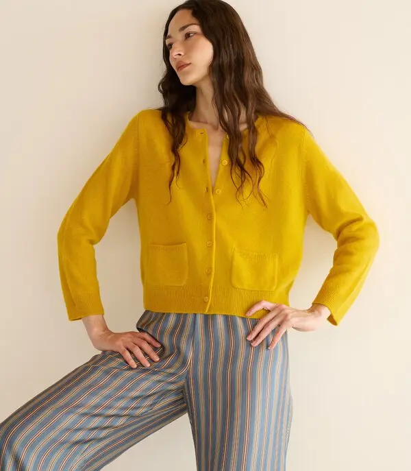 DÔEN Freya Cardigan - Citrine