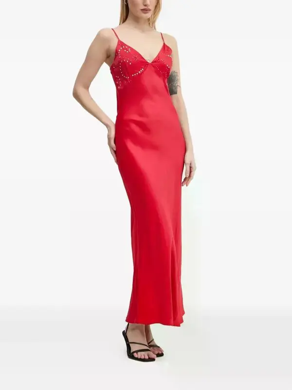 NEVER FULLY DRESSED Embellished Maxi Dress