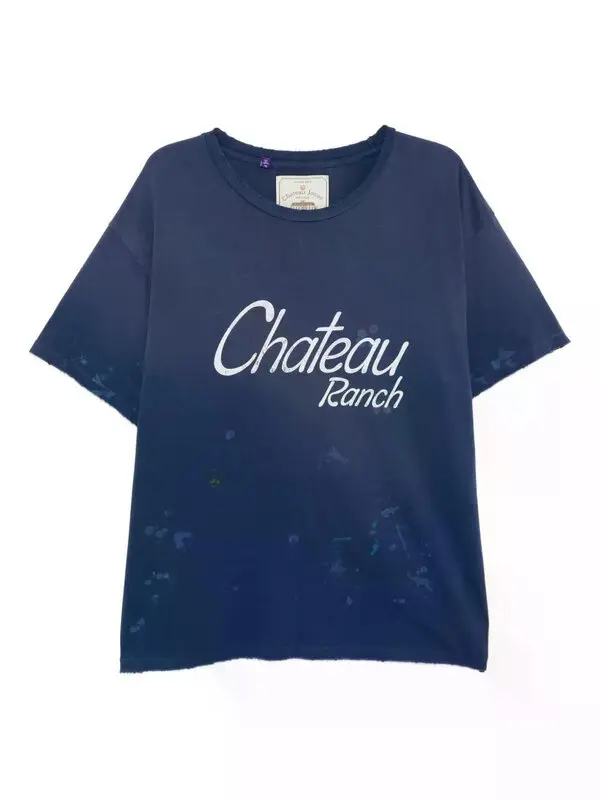 GALLERY DEPT. Logo Print Paint Splatter T-shirt