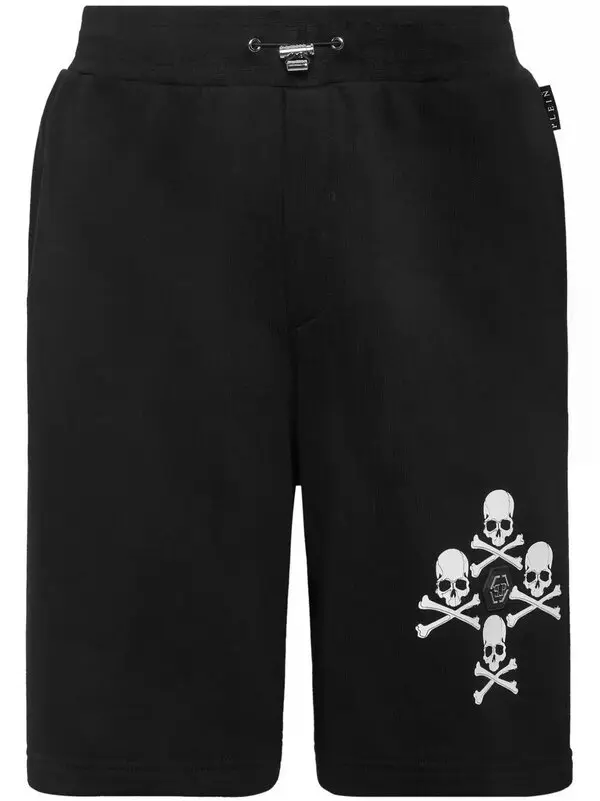 Philipp Plein Skull-print Knee-length Shorts