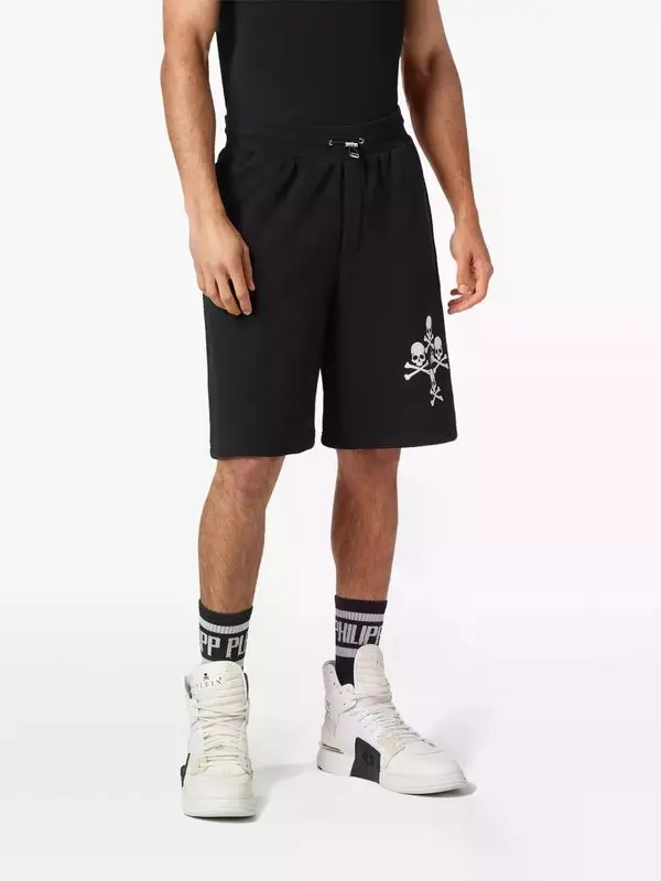 Philipp Plein Skull-print Knee-length Shorts