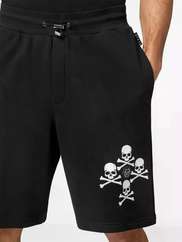 Philipp Plein Skull-print Knee-length Shorts