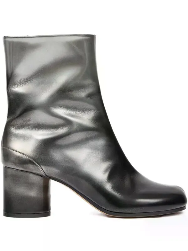 MAISON MARGIELA Tabi Sleek Metallic Ankle Boots