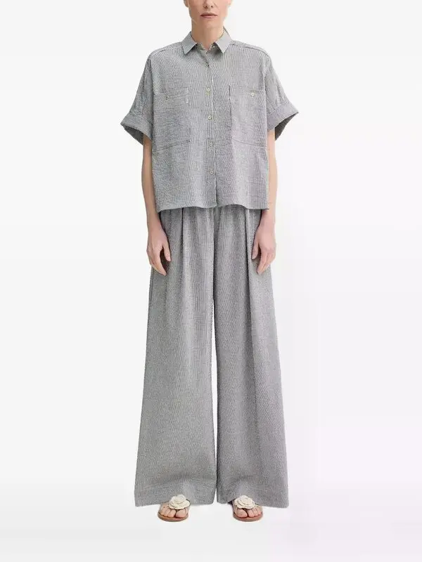 SESSUN Striped Pocket Shirt