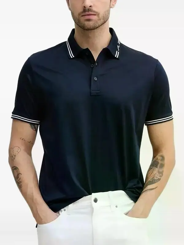Paul & Shark Striped-collar Polo Shirt