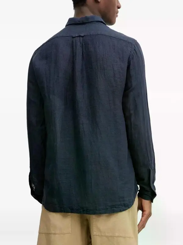 Barena Venezia Venezia Textured Half-button Shirt
