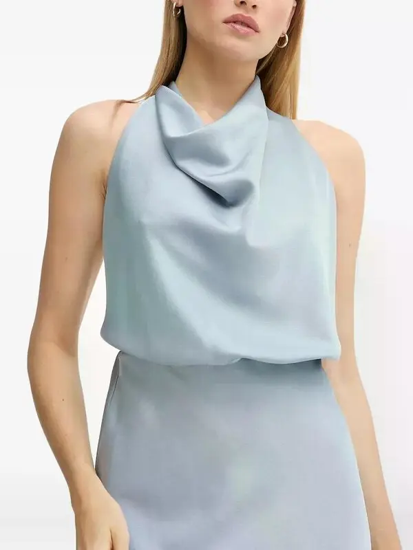 SANDRO FERRONE Halter Midi Dress